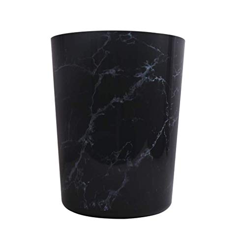 Wastecan, Black Marble 5 Gallon