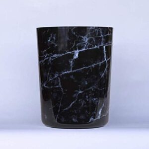 Wastecan, Black Marble 5 Gallon