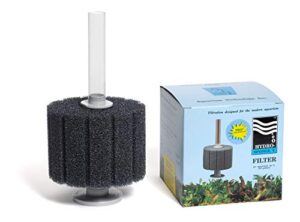 hydro-sponge pro v premium reticulated foam sponge filter for aquariums up to 125 gallons