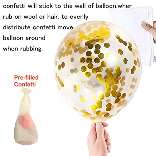 Happy Birthday Balloons Black Gold Party Decorations Latex Gold Confetti Balloon Printed Happy Birthday for Women Men Girl Boy Theme Birthday Party Decoration 15 Pack 12 Inch