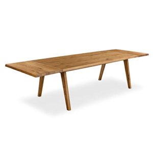 poly & bark savannah dining table, oak