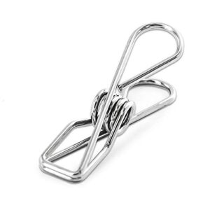 40 pack stainless steel small clothes pins durable clothes pegs multi-purpose metal wire utility clips for laundry home kitchen outdoor travel office