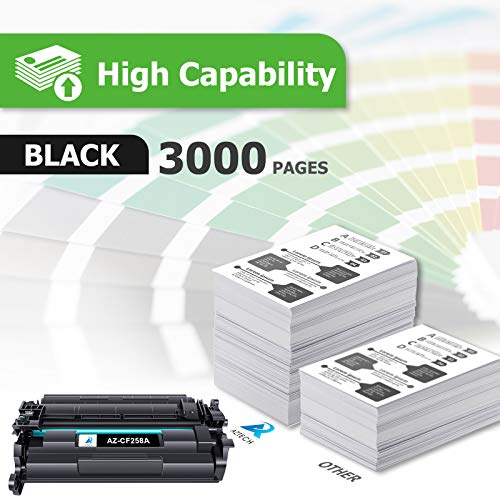 Aztech Compatible Toner Cartridge Replacement for HP 58A CF258A 58X CF258X Pro M404n M404dn MFP M428fdw M428dw (Black, 1-Pack)