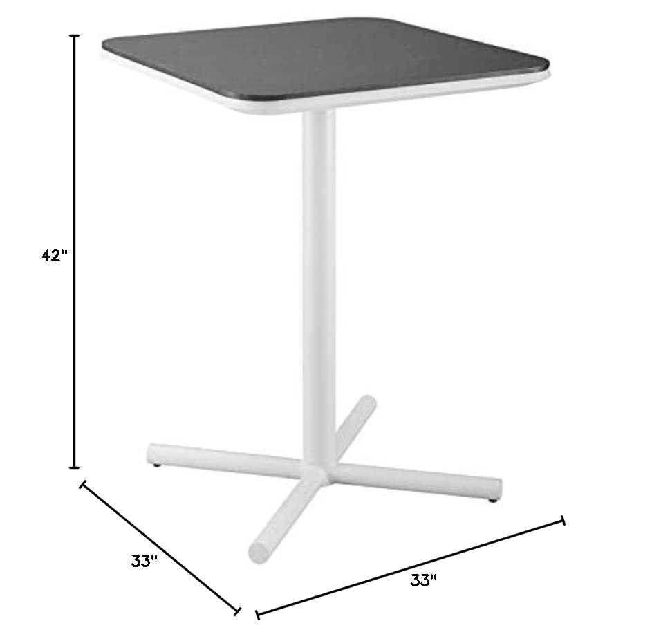 Modway EEI-3575-WHI Raleigh Bar Table, White, 33 x 33 x 42