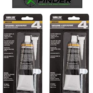 XFINDER POWERED BY PINE GROVE POWERSPORTS Yamalube Yamabond 4 Motorsport Liquid Gasket, 2 Pack, Includes X-Finder Sticker