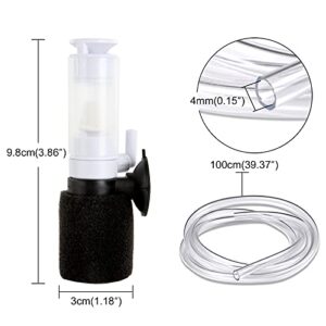 WEAVERBIRD Mini Sponge Fish Filter Ultra Quiet 3-in-1 Filtration System Air Pump Filter for Small Fish Tank