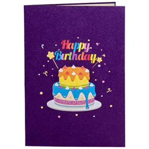 Paper Love Happy Birthday Cake Pop-up Card (Birthday Cake)