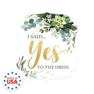 I Said Yes to The Dress Sign /10" x 12" Wedding Shop Sign