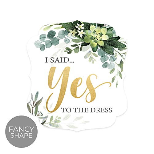 I Said Yes to The Dress Sign /10" x 12" Wedding Shop Sign