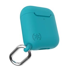 speck products presidio pro airpods 2nd/1st generation case, bali blue/bali blue