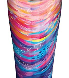 Tervis Triple Walled Etta Vee Happy Abstract Insulated Tumbler Cup Keeps Drinks Cold & Hot, 30oz Legacy, Stainless Steel