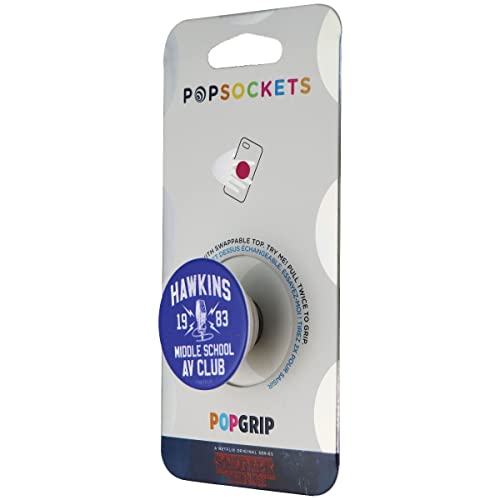 PopSockets Swappable PopGrip Stand & Grip - Stranger Things / Hawkins AV Club