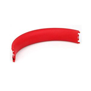 studio3 top headband replacement studio3 top headband rubber cushion pad repair parts compatible with studio 3.0 studio 2.0 wired wireless over-ear headphones (red)