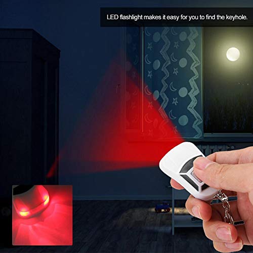 Key Finder, Home Mini Key Car-Shape Anti-Lost Tracer Locator with LED Flashlight Suitable for Key Wallet Cellphone