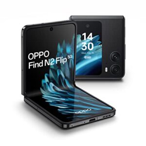 oppo find n2 flip dual-sim 256gb rom + 8gb ram (gsm only | no cdma) factory unlocked 5g smartphone (astral black) - international version