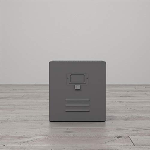 Little Seeds Nova Metal Locker 3 Pack-Graphite Grey Storage Bins