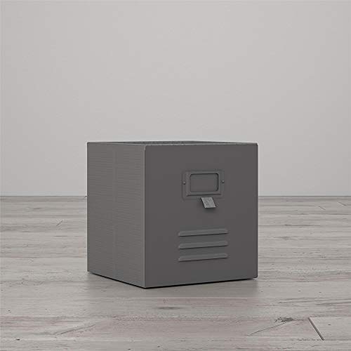 Little Seeds Nova Metal Locker 3 Pack-Graphite Grey Storage Bins