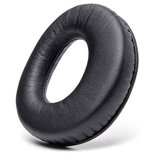 WC Replacement Ear Pads for Sony MDR-RF985R RF970 RF970RK RF960RK RF960R RF925RK & MDR-DS6500 Headphones | Softer Leather, Luxurious Memory Foam, Added Thickness, Enhanced Noise Isolation | Black