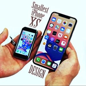 iLight Mini Smartphone XS, World's Smallest 10+ Android Phone 4G LTE, Super Small 2.5" Touch Screen. Global Unlocked - Great for Kids. Pocket Phone Gift. 1GB RAM / 8GB ROM. Tiny iPhone 10s Look Alike