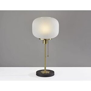 Adesso 4277-21 Hazel Table Lamp, 22 in, 60W, Antique Brass, 1 Table Lighting