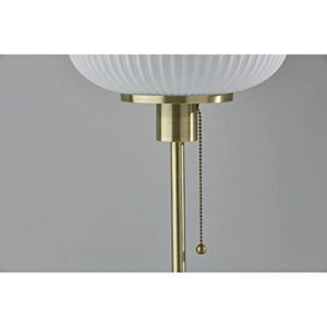 Adesso 4277-21 Hazel Table Lamp, 22 in, 60W, Antique Brass, 1 Table Lighting