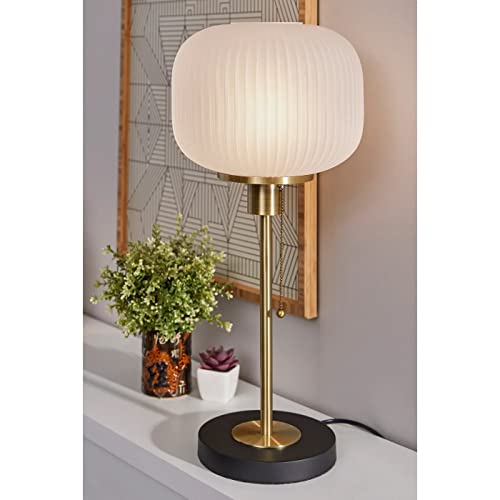 Adesso 4277-21 Hazel Table Lamp, 22 in, 60W, Antique Brass, 1 Table Lighting