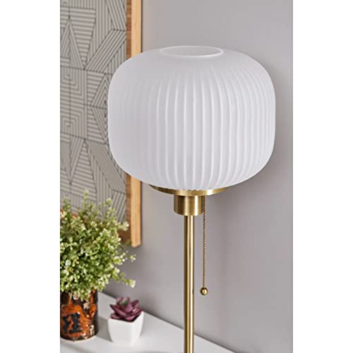 Adesso 4277-21 Hazel Table Lamp, 22 in, 60W, Antique Brass, 1 Table Lighting