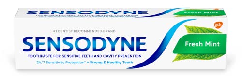 Dual Action Sensodyne Toothpaste Sensitivity & Gum, Mint, 3.4 oz (Pack of 2)