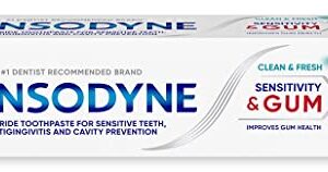 Dual Action Sensodyne Toothpaste Sensitivity & Gum, Mint, 3.4 oz (Pack of 2)