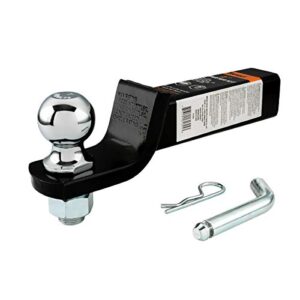 topsky trailer hitch ball mount with 2-inch ball & hitch pin, fits 2-inch receiver