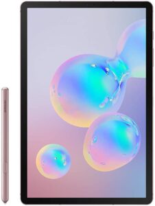 samsung galaxy tab s6 10.5 inches, 128gb wifi tablet rose blush- sm-t860nznaxar (renewed)