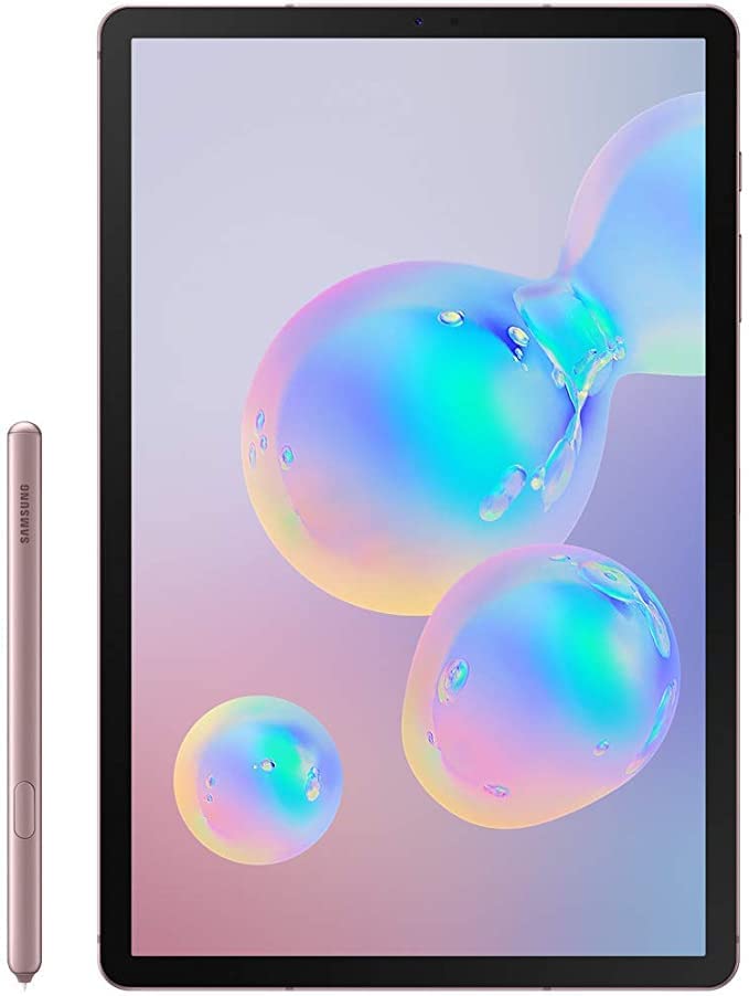 Samsung Galaxy Tab S6 10.5 inches, 128GB WiFi Tablet Rose Blush- SM-T860NZNAXAR (Renewed)