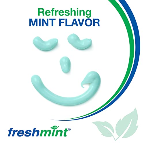 Freshmint® 36 Tubes of 0.85 oz. Premium Anticavity Fluoride Toothpaste with Safety Seal (ADA Accepted)