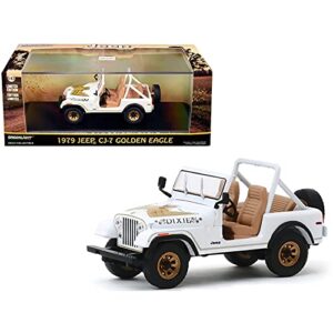 greenlight 1:43 1979 jep cj-7 golden eagle dixie 86572