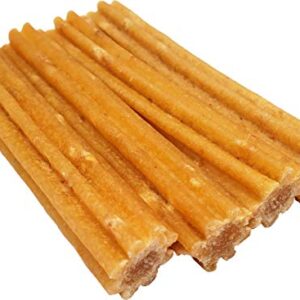 Himalayan Dog Chew Churro Yak Cheese Dog Chews, 100% Natural, Long Lasting, Gluten Free, Healthy & Safe Dog Treats, Lactose & Grain Free, Protein Rich, Real Peanut Butter Flavor, 4 Churros Per Pouch