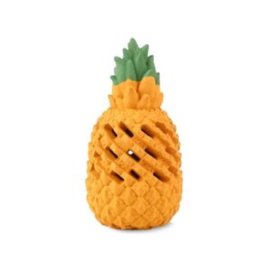 Cullaby Pineapple Dog Chew Toys for Aggressive Chewer - Indestructible Interactive Treat Toys for Large Medium Small Dogs - Fun to Chew (Small)