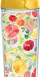 Tervis Yao Cheng Made in USA Double Walled Insulated Tumbler Travel Cup Keeps Drinks Cold & Hot, 24oz Water Bottle, Clear