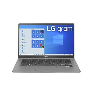 lg gram laptop - 14" full hd ips display, intel 10th gen core i7-1065g7 cpu, 16gb ram, 512gb m.2 mvme ssd, thunderbolt 3, 18.5 hour battery life - 14z90n (2020)