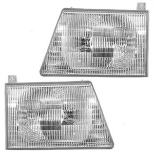 rvlightings four winds hurricane 1996-1999 rv motorhome pair (left & right) replacement headlights