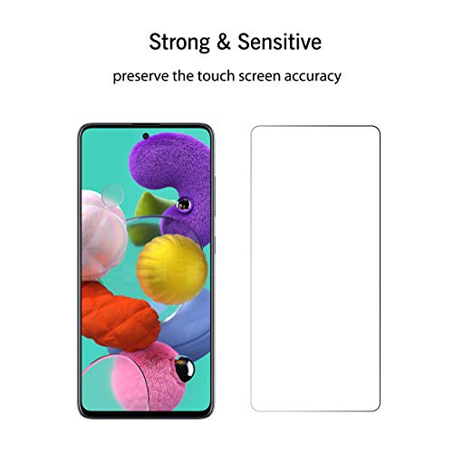 Ailun Screen Protector for Galaxy A53/Galaxy A52 4G 5G/Galaxy A51/Galaxy A51 5G/Galaxy A51 5G UW,[3 Pack],Tempered Glass,Ultra Clear,Anti-Scratch,Case Friendly