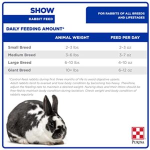 Purina® | Show Rabbit Feed | 50 pounds (50 lb) Bag