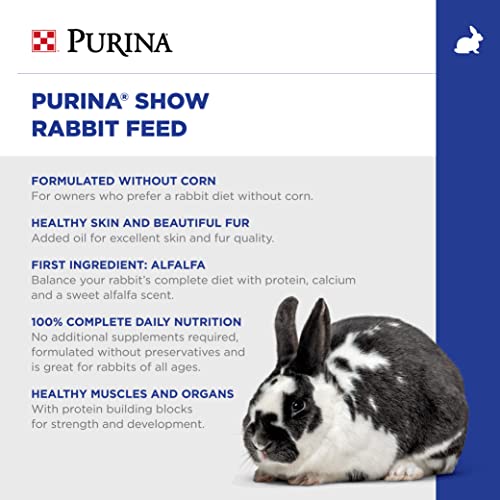 Purina® | Show Rabbit Feed | 50 pounds (50 lb) Bag