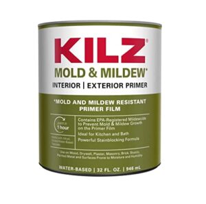 l204614 mold & mildew primer sealer & stain blocker, interior & exterior, 1-qt. - quantity 1