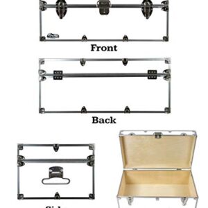 C&N Footlockers Designer Storage Trunks - Hi-Tech Themes - 32 x 18 x 13.5 Inches - Durable and Built to Last - Lockable (Looting Llama)