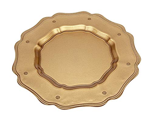 Godinger Charger Platter Server - Gold