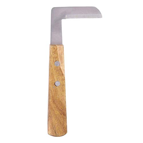 Yosoo Hoof Knife Straight Blade Left Right Handed Trimming Tool Horse Equipment for Cattle Horse Use