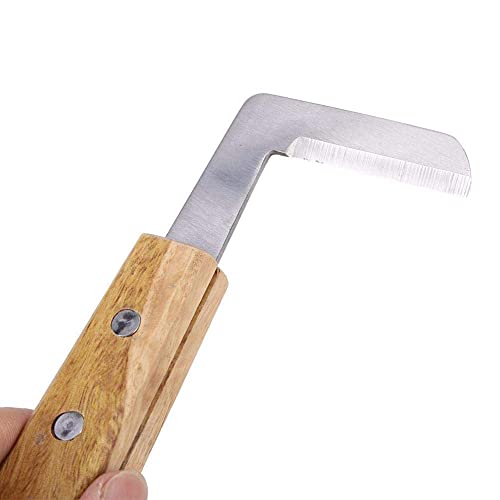 Yosoo Hoof Knife Straight Blade Left Right Handed Trimming Tool Horse Equipment for Cattle Horse Use