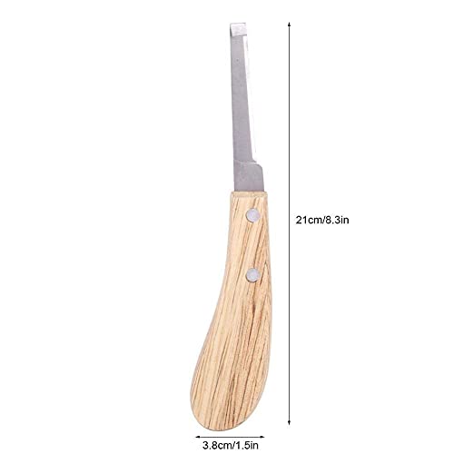 Yosoo Hoof Knife Straight Blade Left Right Handed Trimming Tool Horse Equipment for Cattle Horse Use