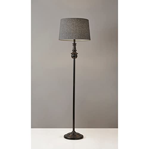 Adesso 1572-01, Floor Lamp, Brown