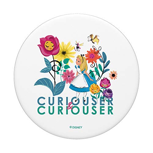 Disney Alice in Wonderland Curiouser & Curiouser PopSockets PopGrip: Swappable Grip for Phones & Tablets